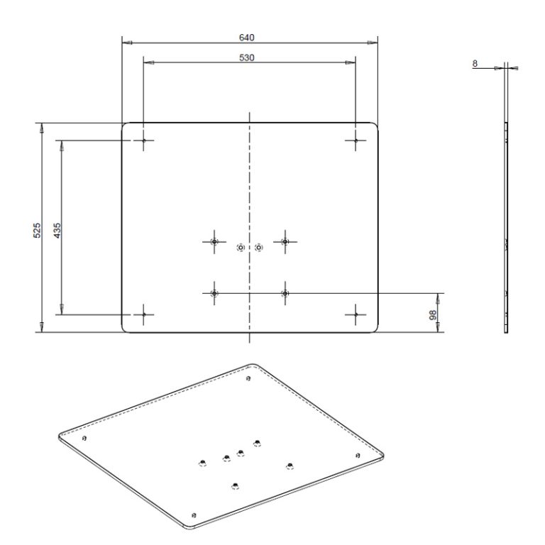 Professional Brackets for display - OMB srl